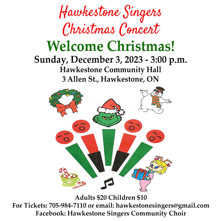 Events from November 26, 2023 – December 6, 2023 – Hawkestone Community ...